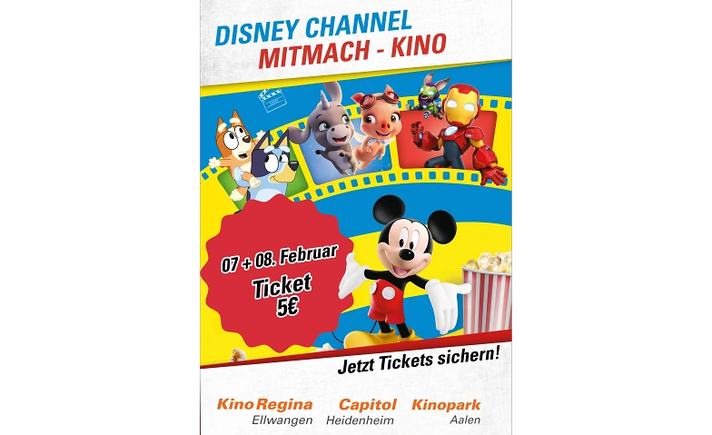 Disney Channel Mitmachkino in Heidenheim an der Brenz | Film & Cinema