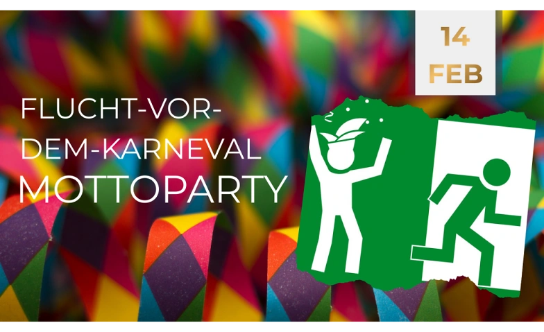 Flucht-vor-dem Karneval-Tanzparty in Bonn | Disco Party