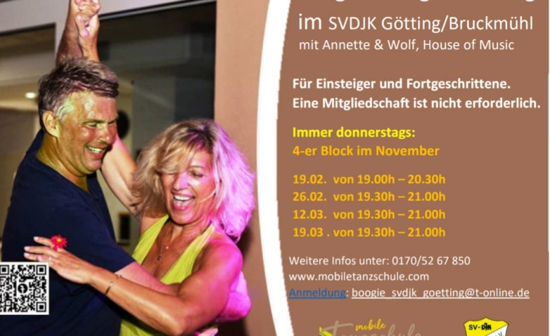 Boogie-Woogie-Training im SVDJK Götting/Bruckmühl à Bruckmühl | Cours ...