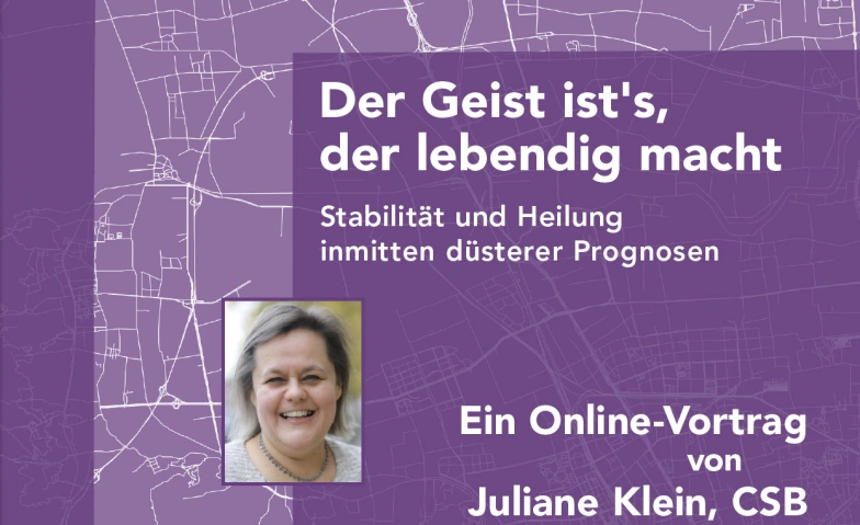 Vortrag: Der Geist ist's, der lebendig macht | Vorträge